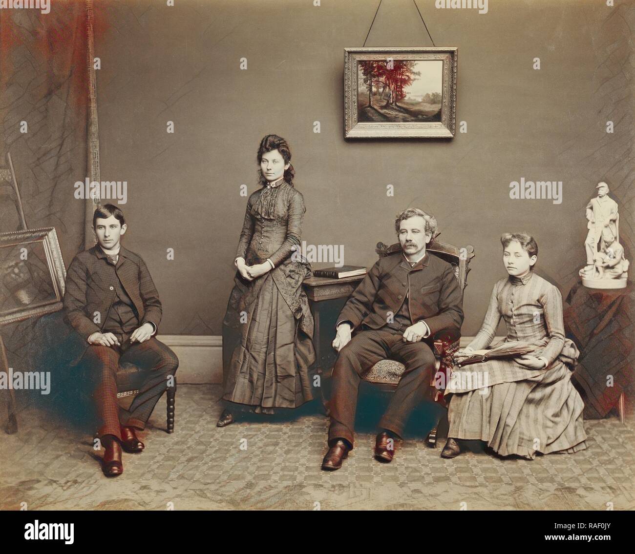 Henry Hamilton Bennett with His Family: Ashley, Harriet, and Nellie ...