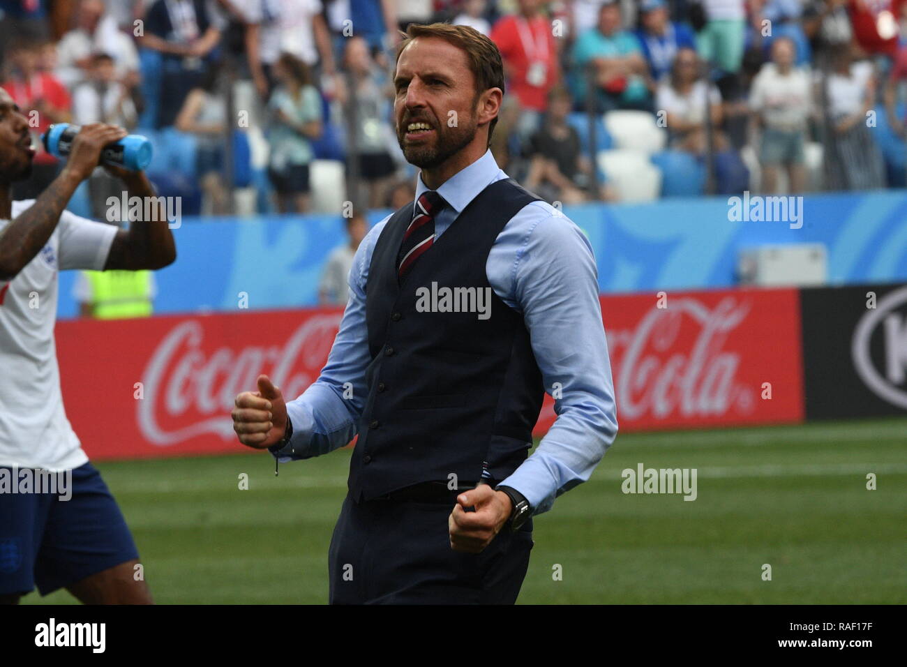 England vs Panama Southgate celebrates Picture Jeremy Selwyn Stock ...