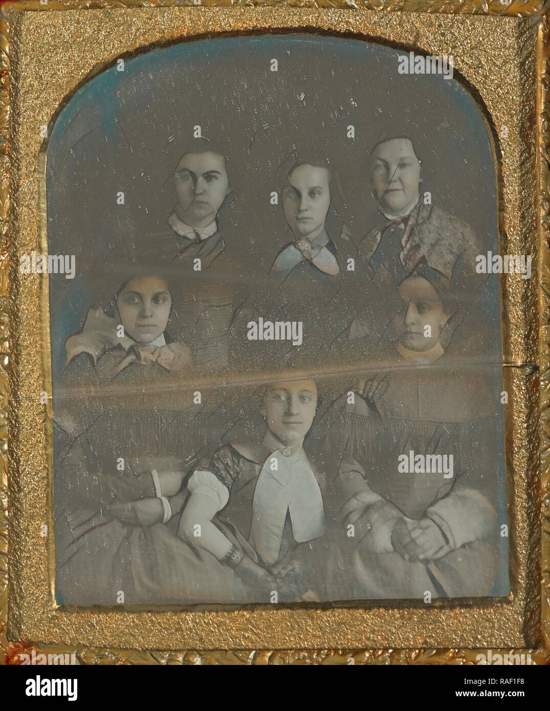 Group Portrait of Five Daughters and Their Mother, American, about 1845 ...