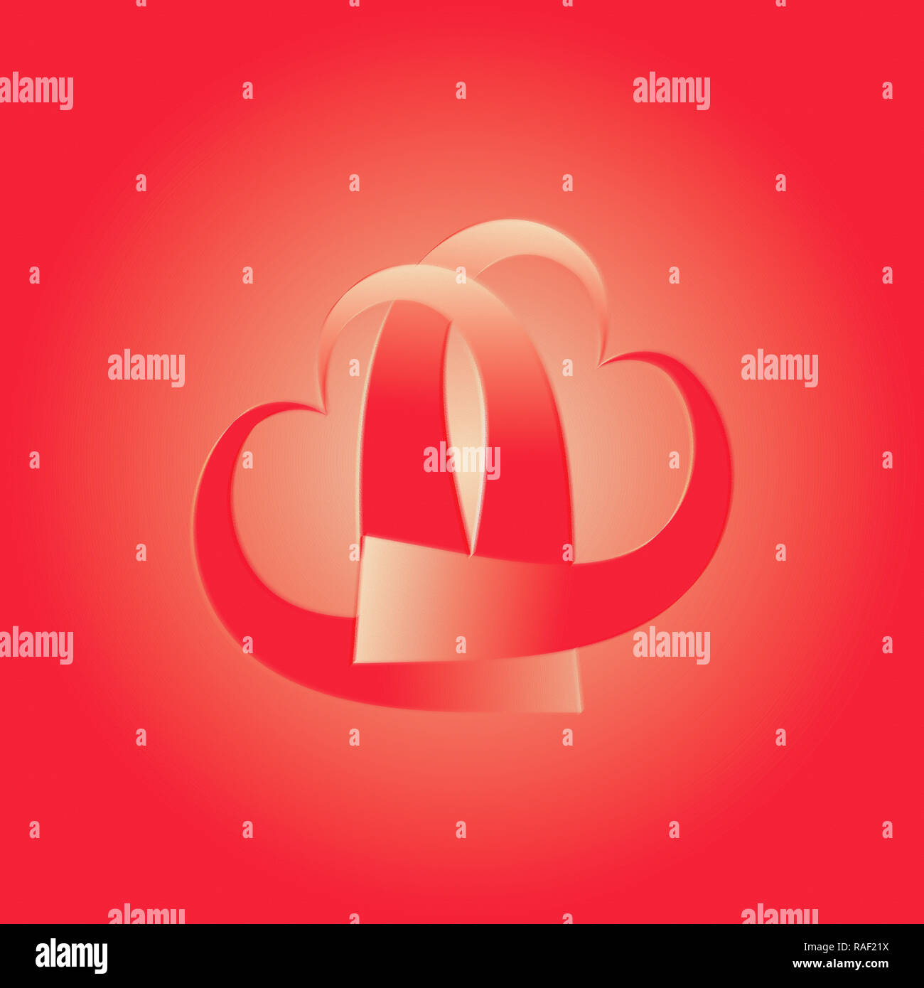 Neon Coral Color Background
