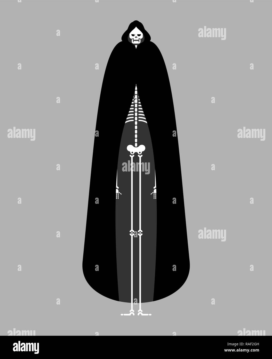 Grim reaper cape Black and White Stock Photos & Images - Alamy