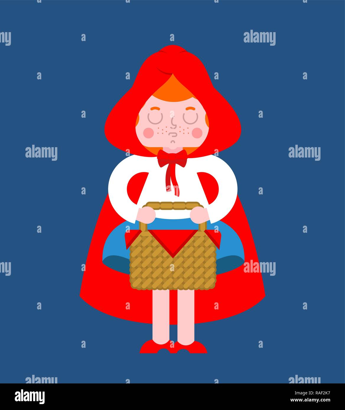 Little Blue Riding Hood Cartoon