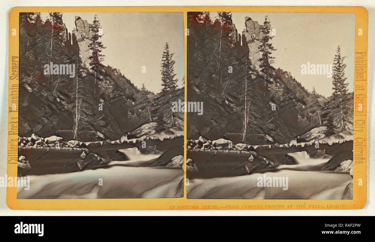 From Camping Ground at the Falls, Looking Up. Boulder, Colorado, Joseph ...