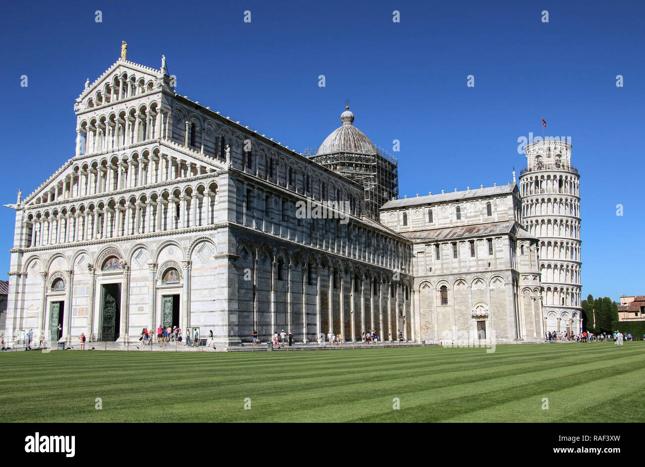 Leaning Tower of Pisa and Cathedral, Tuscany, Italy Stock Photo - Alamy