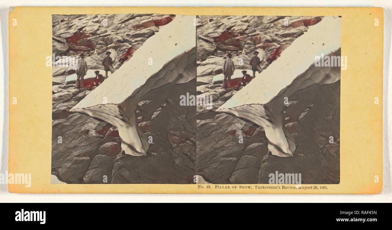 Pillar of Snow, Tuckerman's Ravine, August 28, 1861, John P. Soule ...