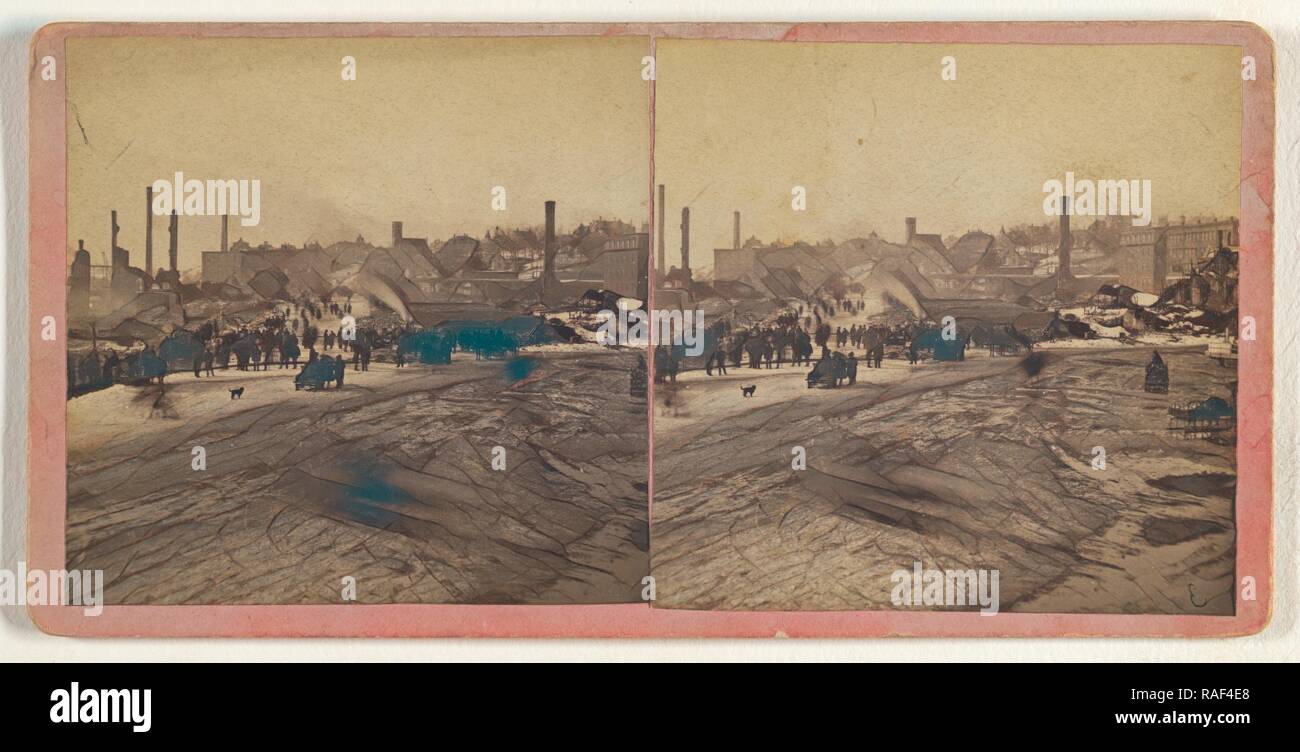 View of the Ruins of the Great Conflagration at Haverhill, Mass., Feb ...