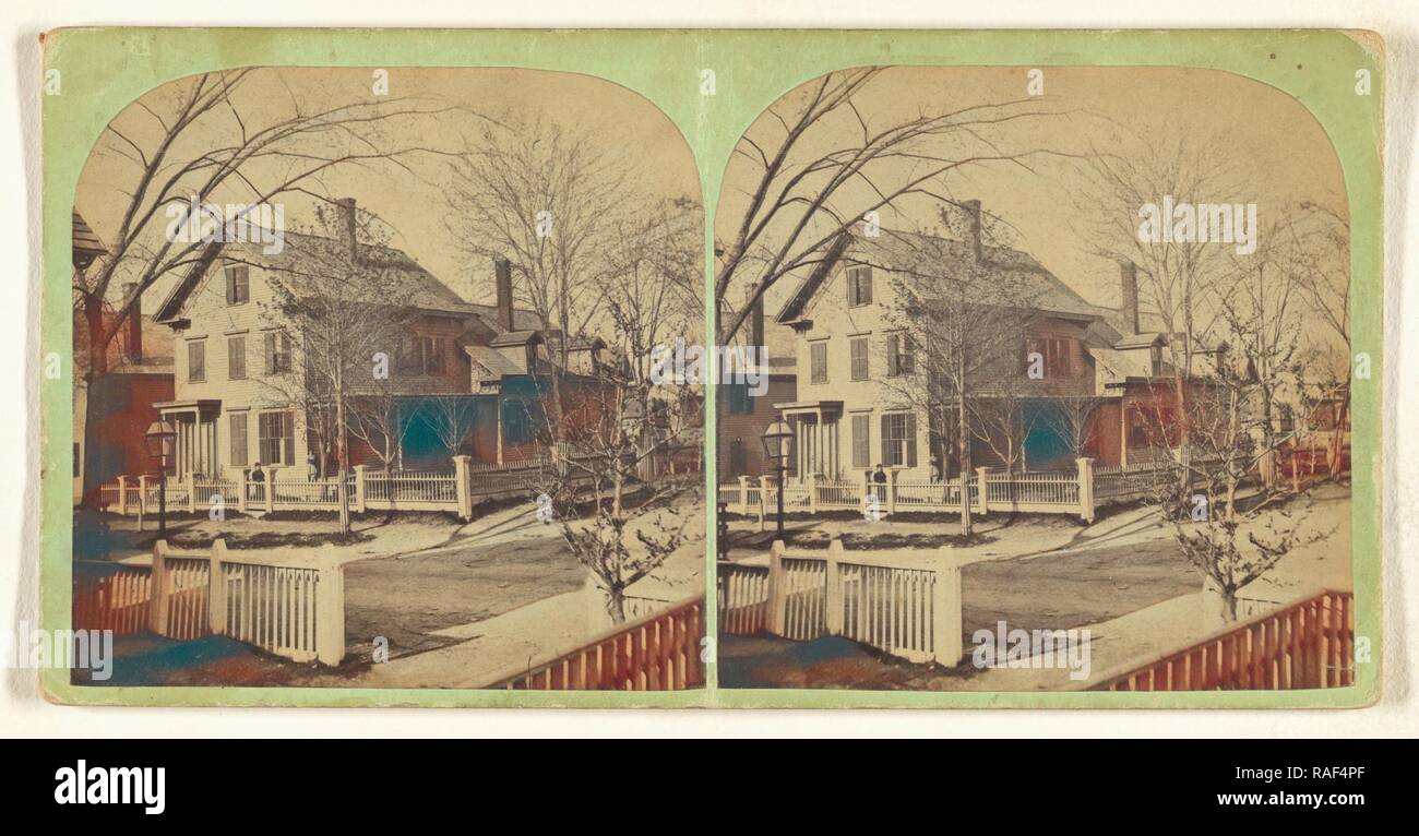 Wm. H. Wiggins House, 1869, Lowell, Mass, Simon Towle (American, active ...