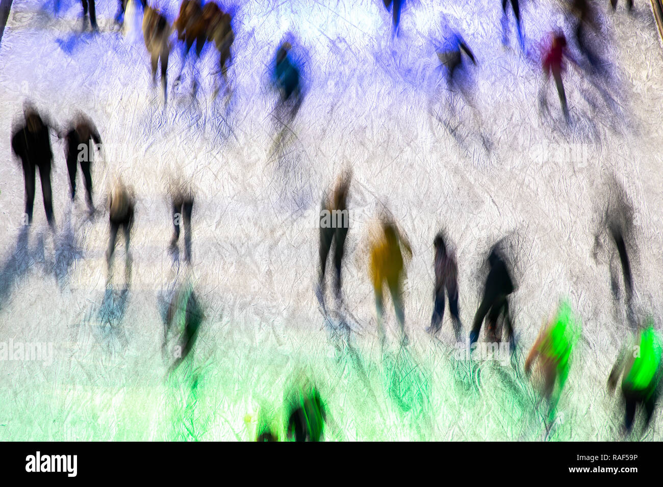 Ice rink birds eye view hi-res stock photography and images - Alamy