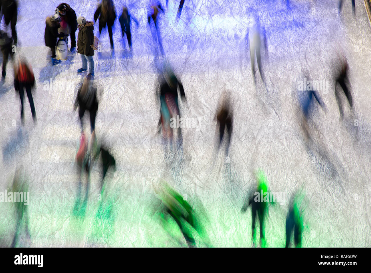 Ice rink birds eye view hi-res stock photography and images - Alamy