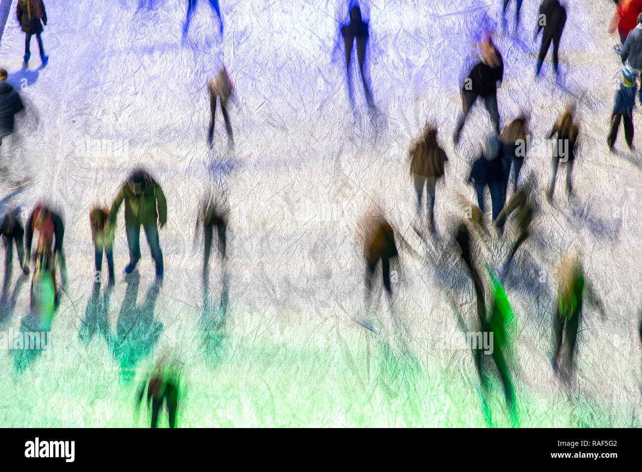 Ice rink birds eye view hi-res stock photography and images - Alamy