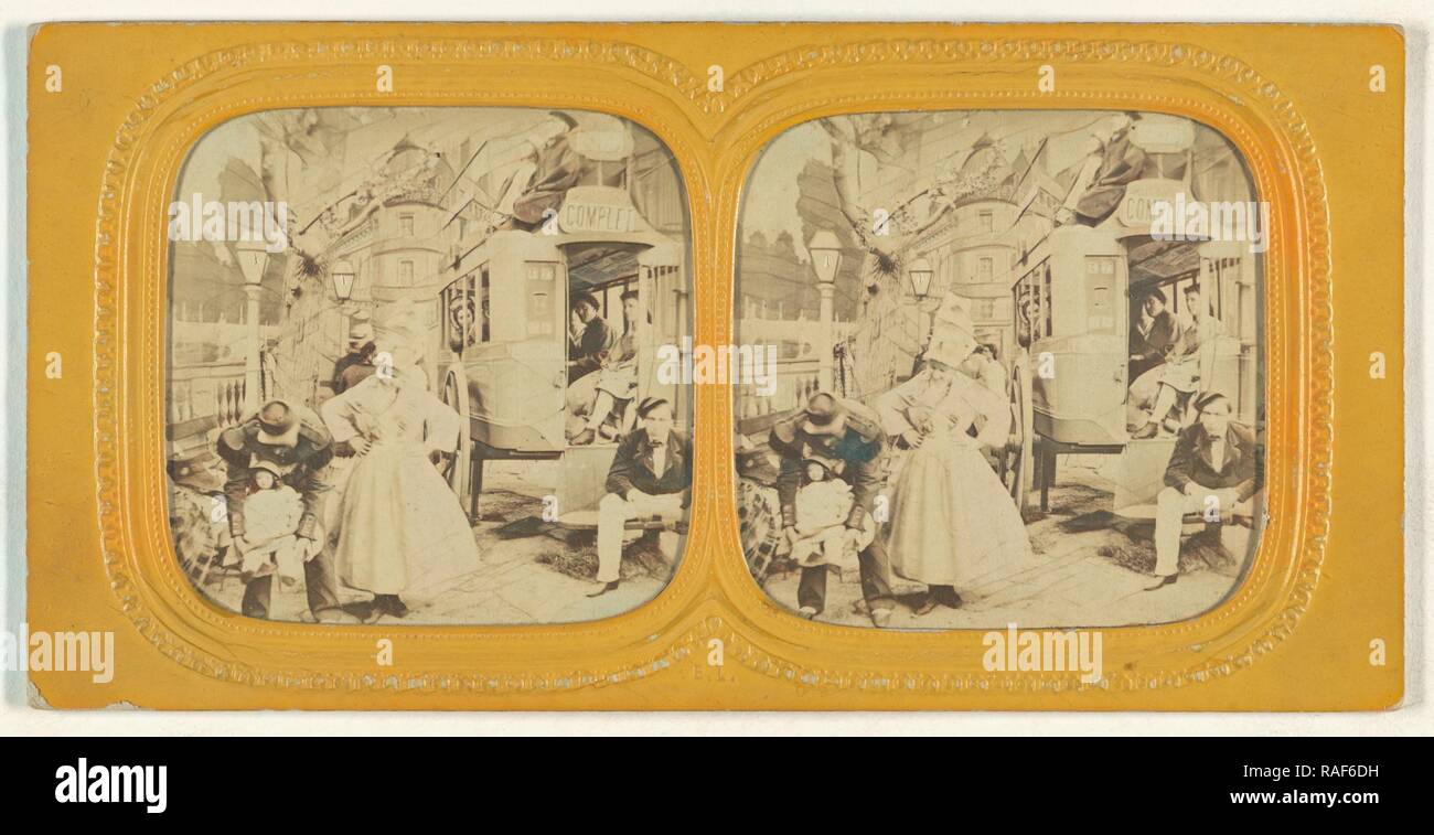 Scene of an play, E. Lamy (French, active 1860s - 1870s), about 1868 ...