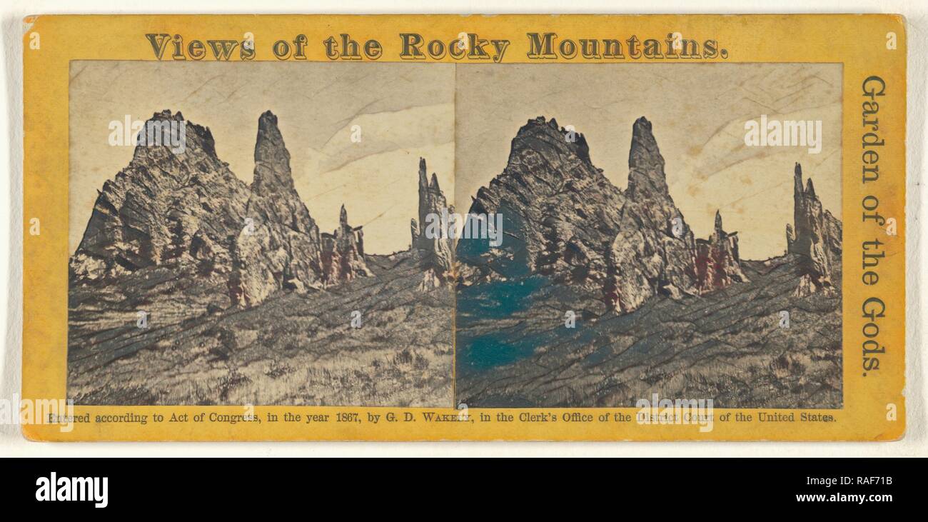 Garden of the Gods, George D. Wakely (American, active 1856 - 1880 ...