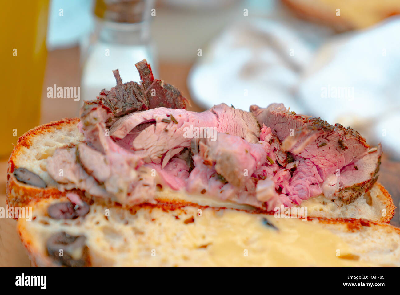 Very nice meat ready to be eaten Stock Photo - Alamy