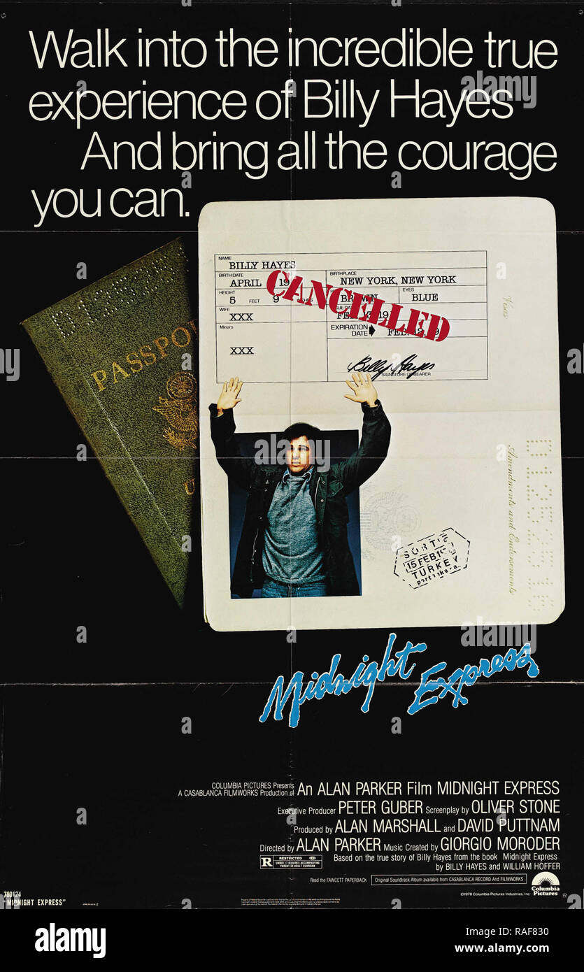 Midnight Express (Columbia, 1978), Poster Brad Davis File Reference ...