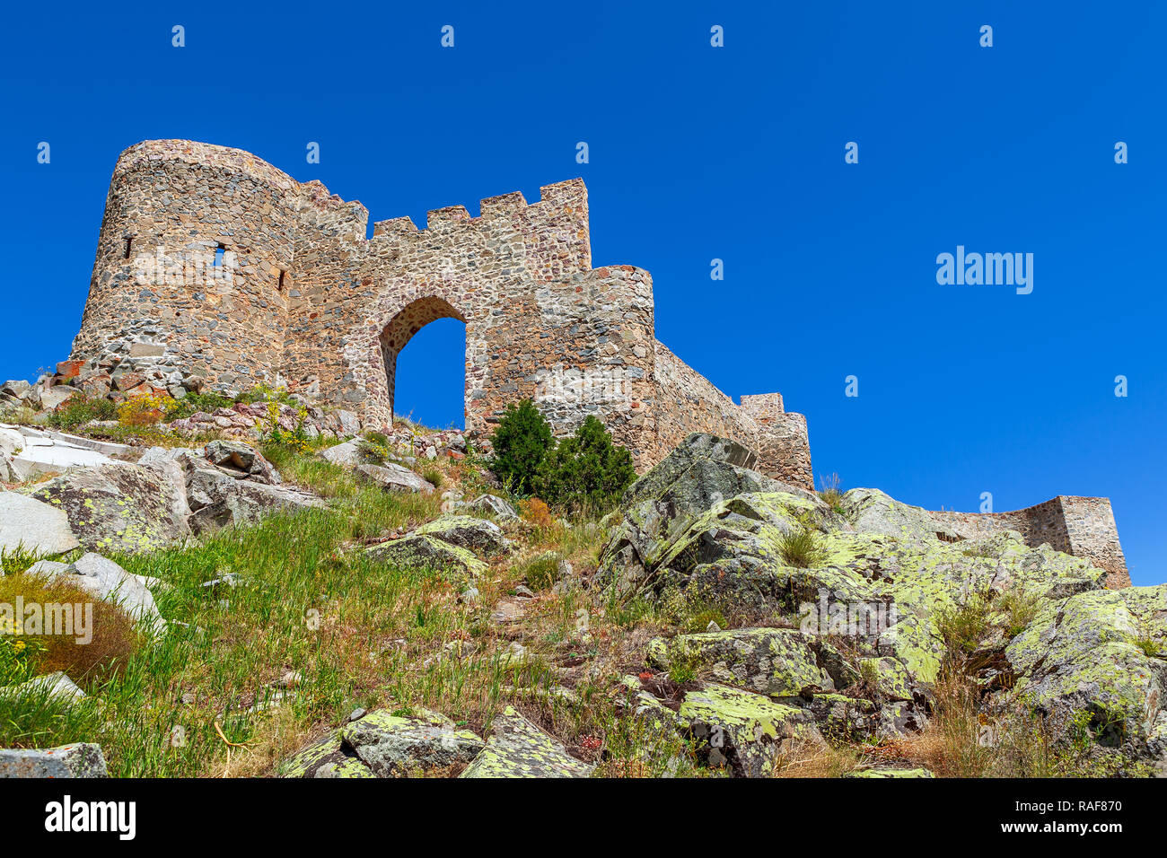 Turkey ruins castle hi-res stock photography and images - Alamy