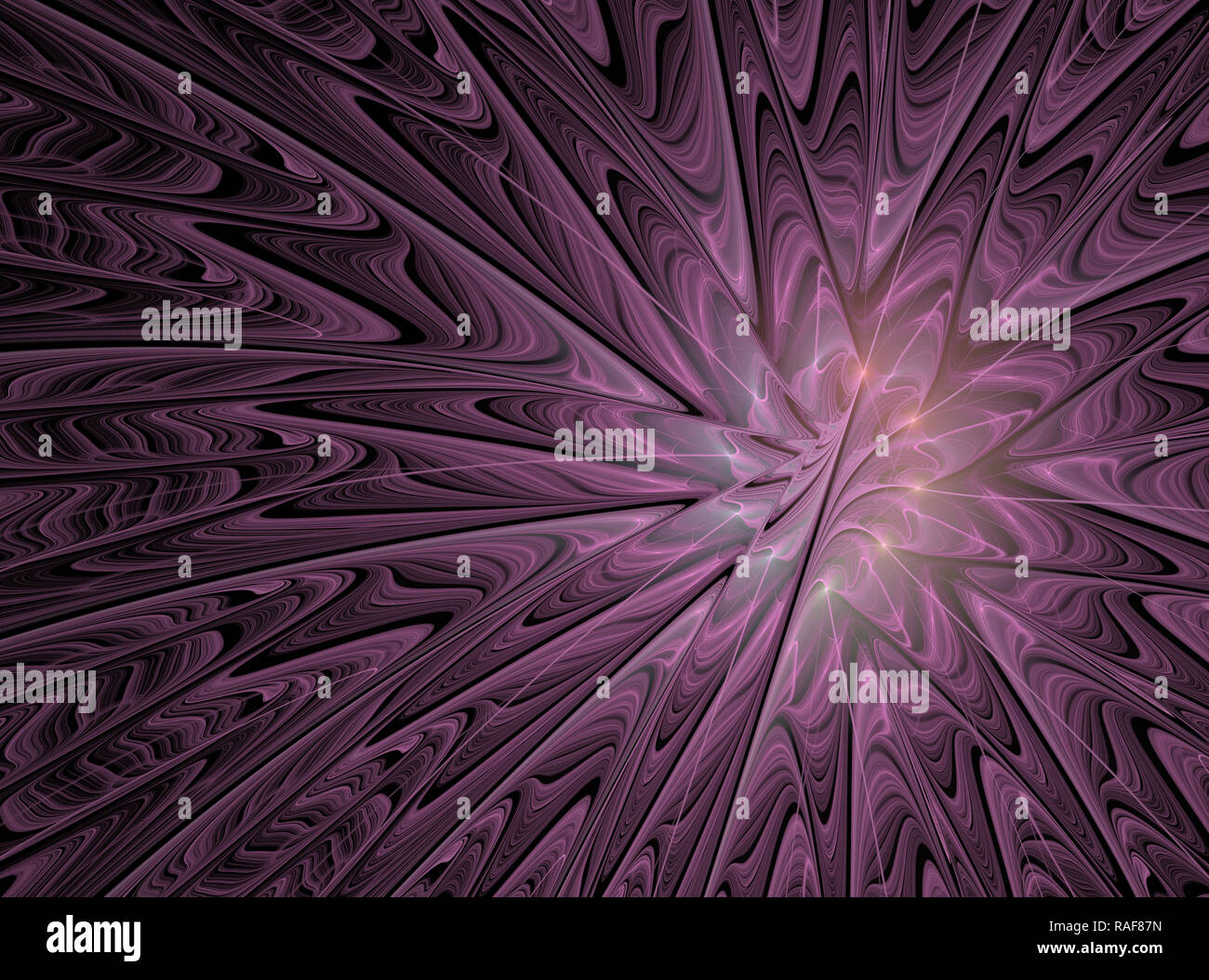 Beautiful fractal floral art. Computer generated graphics. Abstract ...