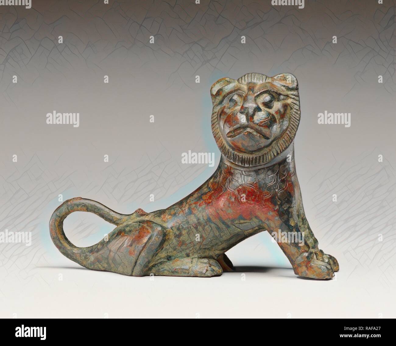 Statuette of a Seated Lion, Sparta, Lakonia, Greece, about 550 B.C ...