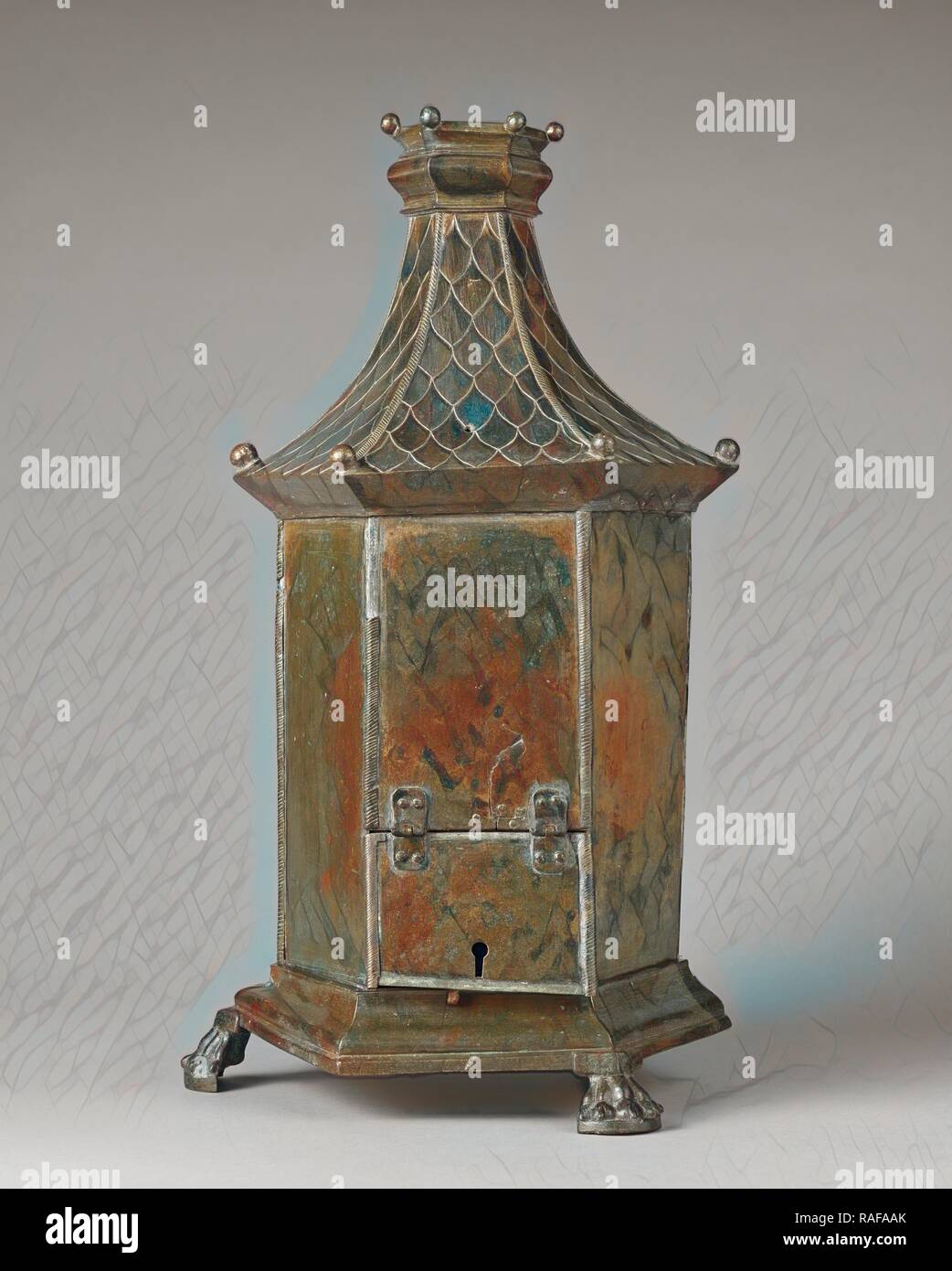 Offering Box (Arca), Roman Empire, about A.D. 130–180, Bronze, 51 cm ...