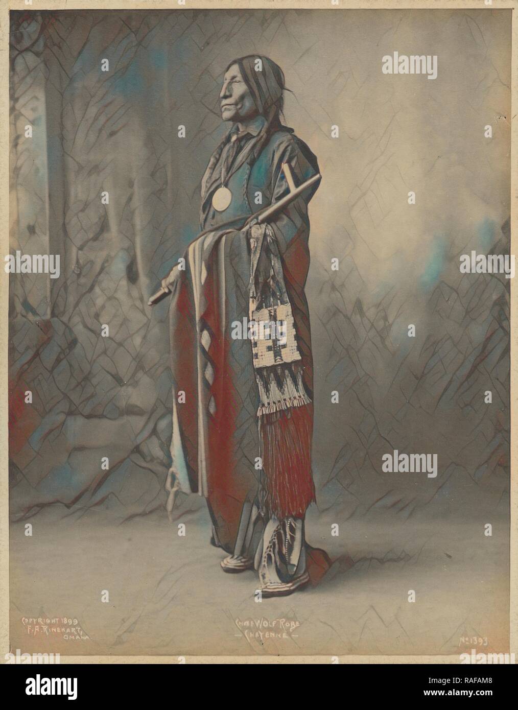 Chief Wolf Robe, Cheyenne, Adolph F. Muhr (American, died 1913), Frank ...