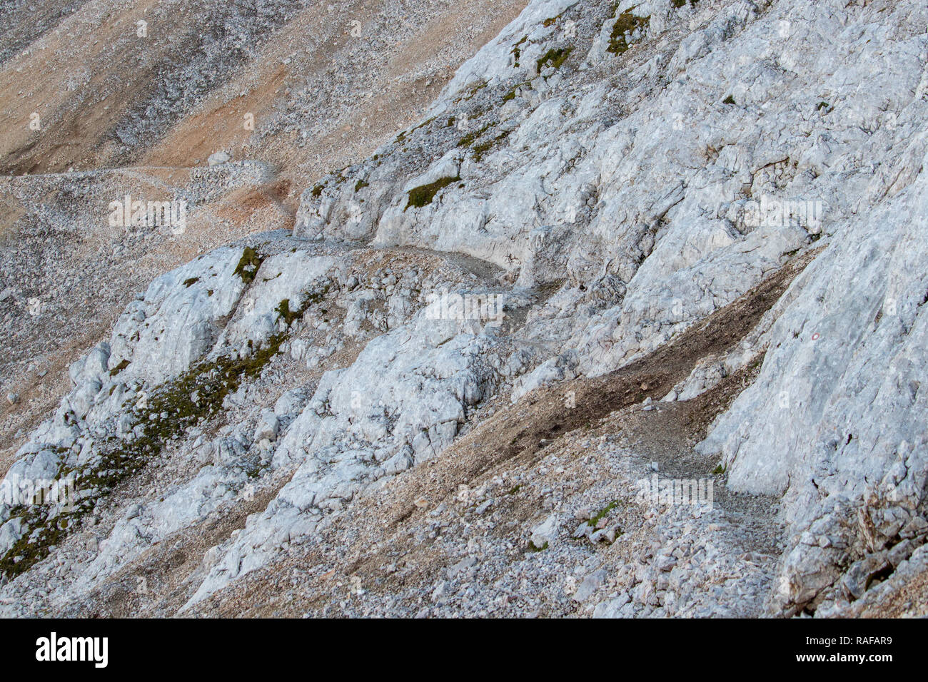 dangerous mountain path Stock Photo - Alamy