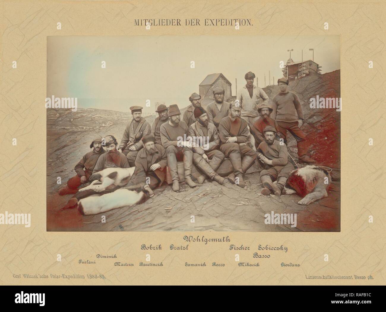 Mitglieder der Expedition, (Linienschiffs-Lieutenant) Richard Basso ...