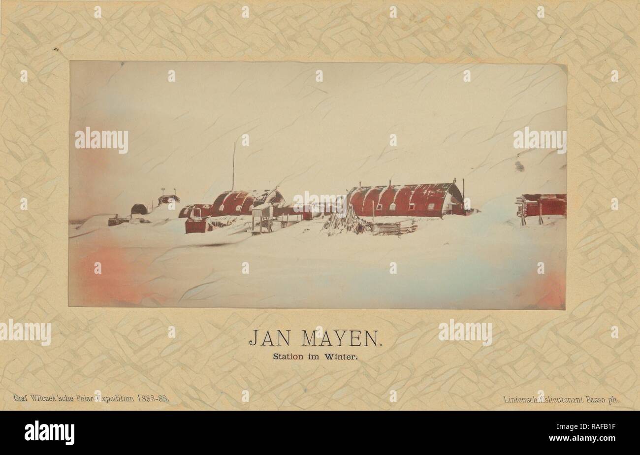 Jan Mayen, Station im Winter, (Linienschiffs-Lieutenant) Richard Basso ...