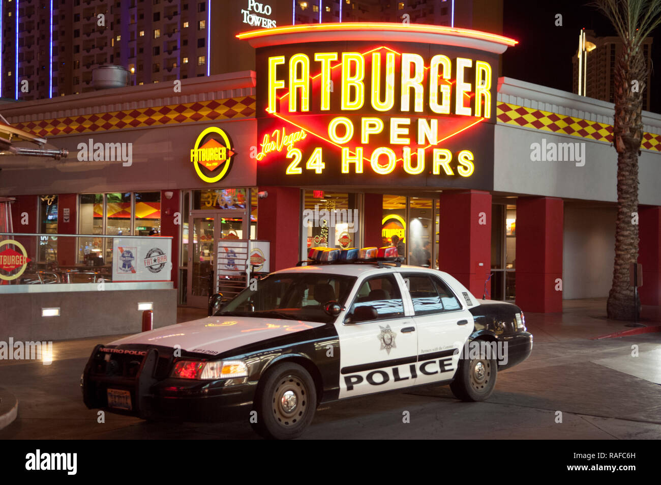 A fast food outlet, Las Vegas Stock Photo - Alamy