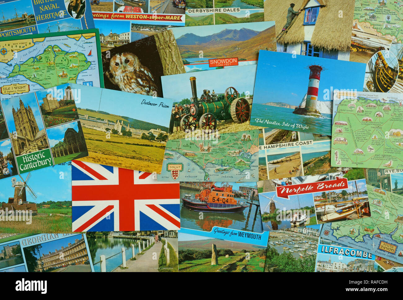 Postcards britain hi-res stock photography and images - Alamy