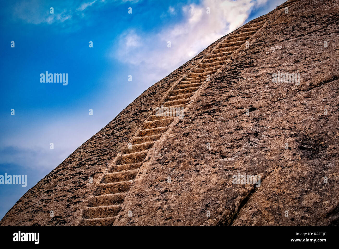 Italy Basilicata Dolomiti Lucane Castelmezzano remains of the castle ...