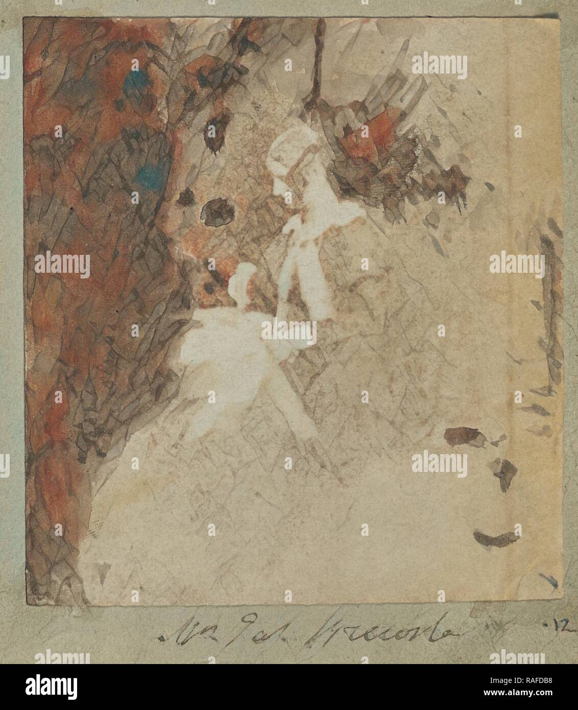 Mrs. James Brewster, British, about 1845, Salted paper print from a ...