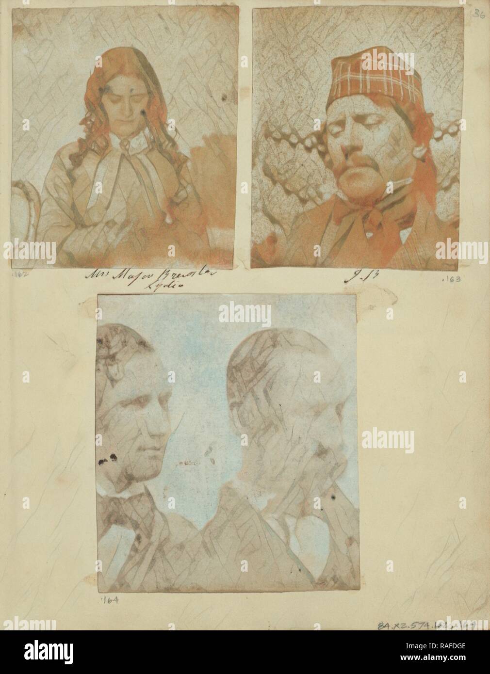 Mrs. David Brewster, British, 1856, Salted paper print from a Calotype ...