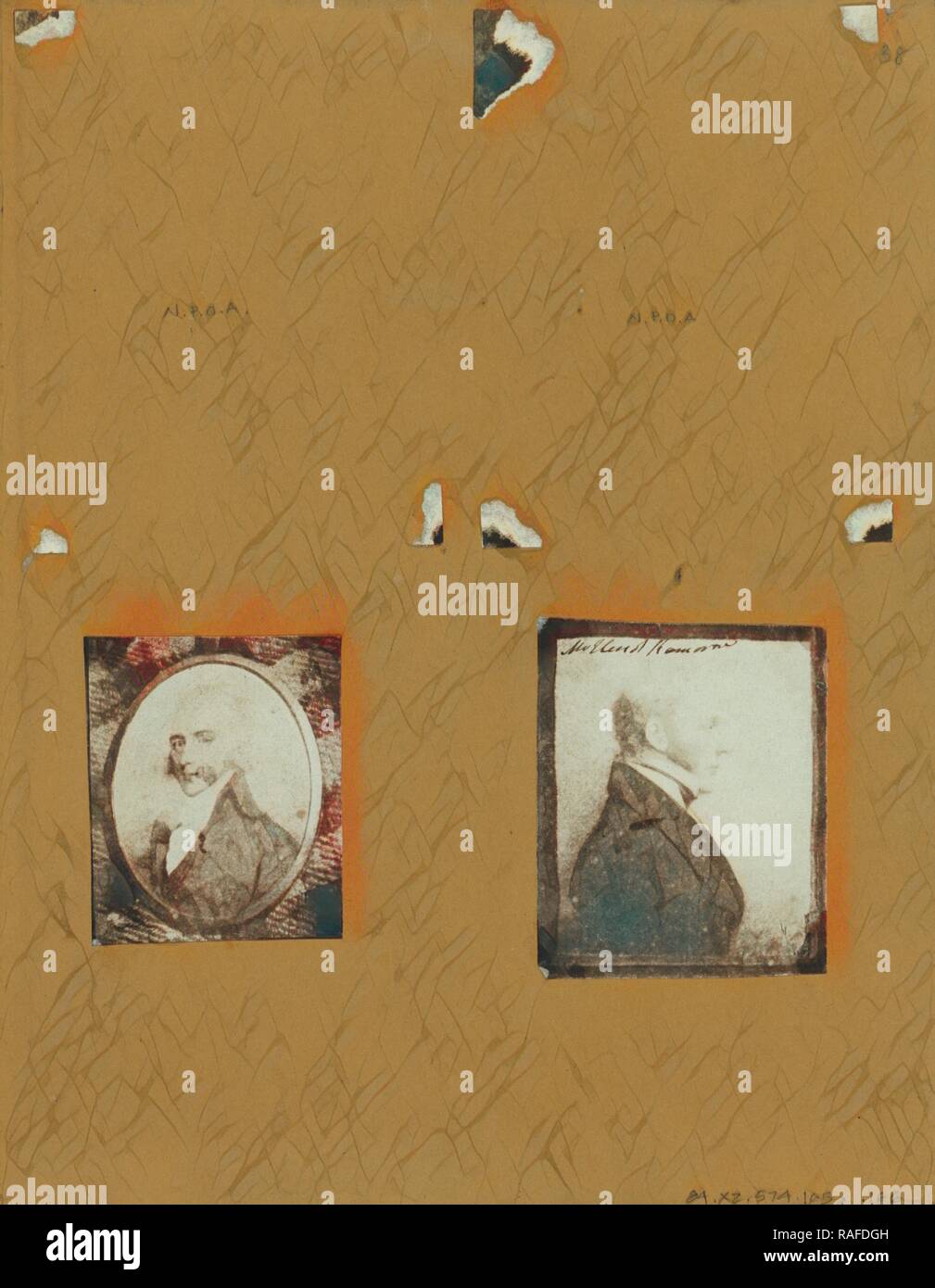 Photographic Reproduction of a Miniature, British, 1840s, Salted paper ...