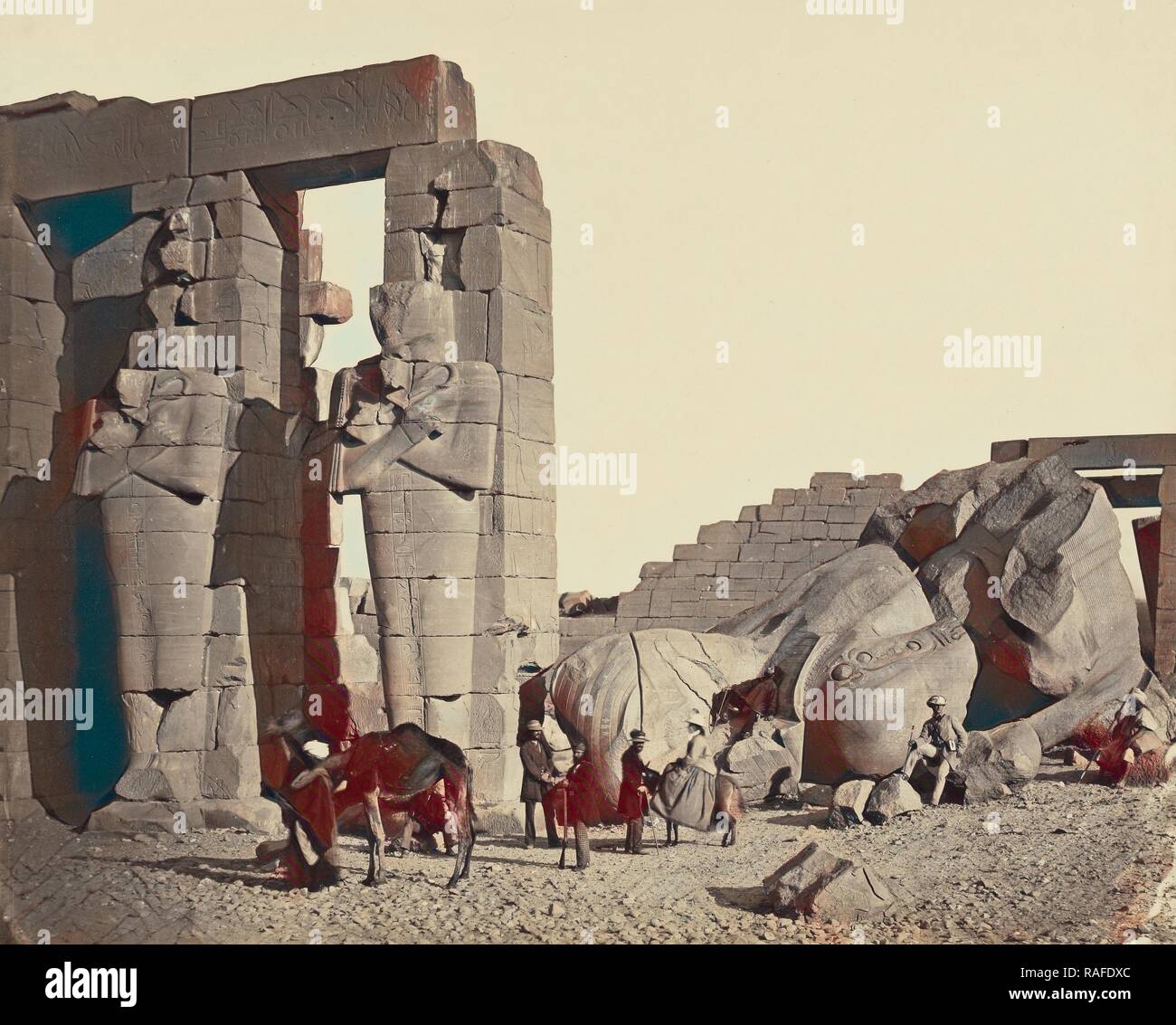 Fallen Colossus from the Ramesseum, Thebes, Francis Frith (English ...