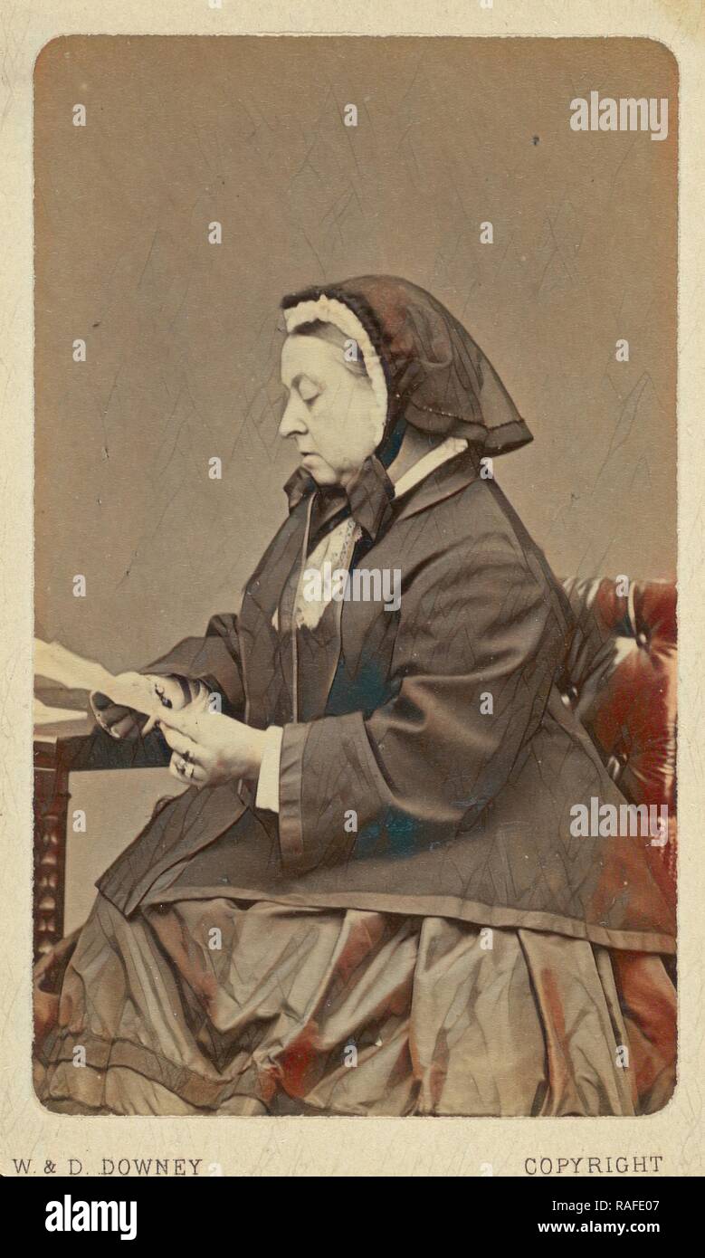 Queen Victoria, W. & D. Downey (British, active 1860 - 1920s), England ...