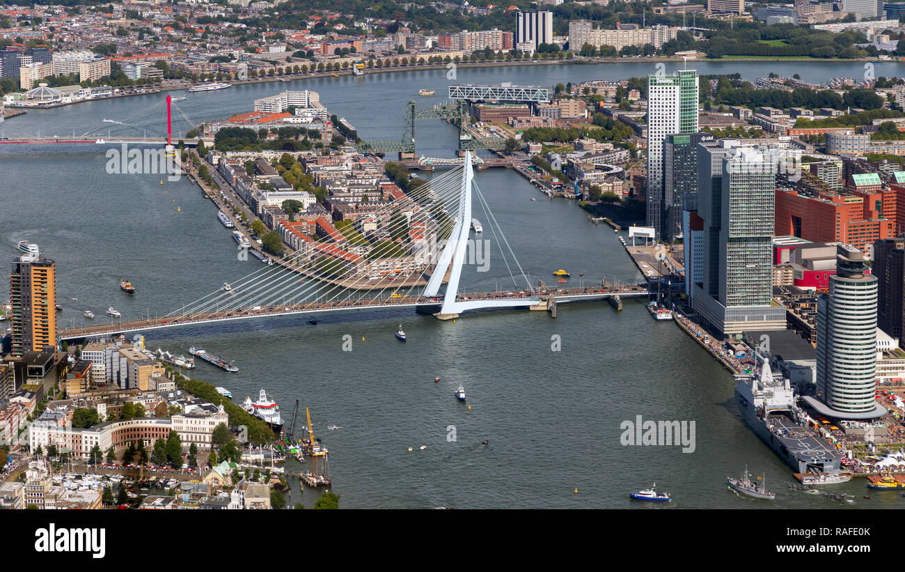 Rotterdam aerial view of the city hi-res stock photography and images ...
