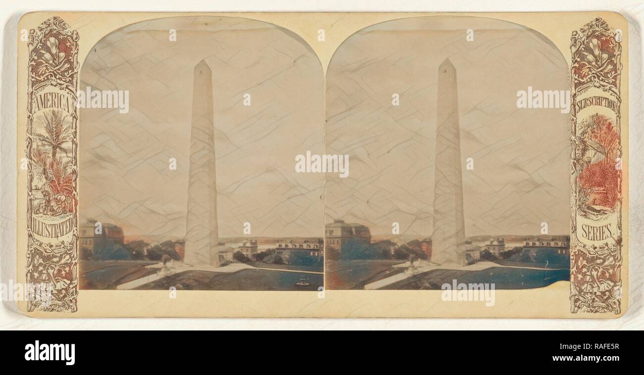 Bunker Hill Monument, American, about 1870 - 1880, Albumen silver print ...