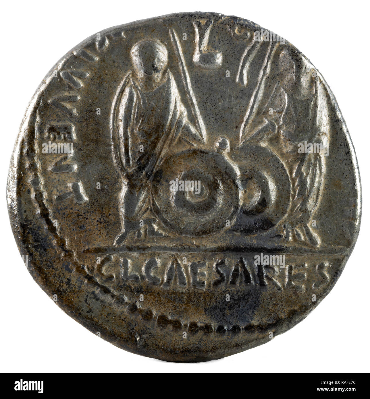 Silver coin augustus hi-res stock photography and images - Alamy
