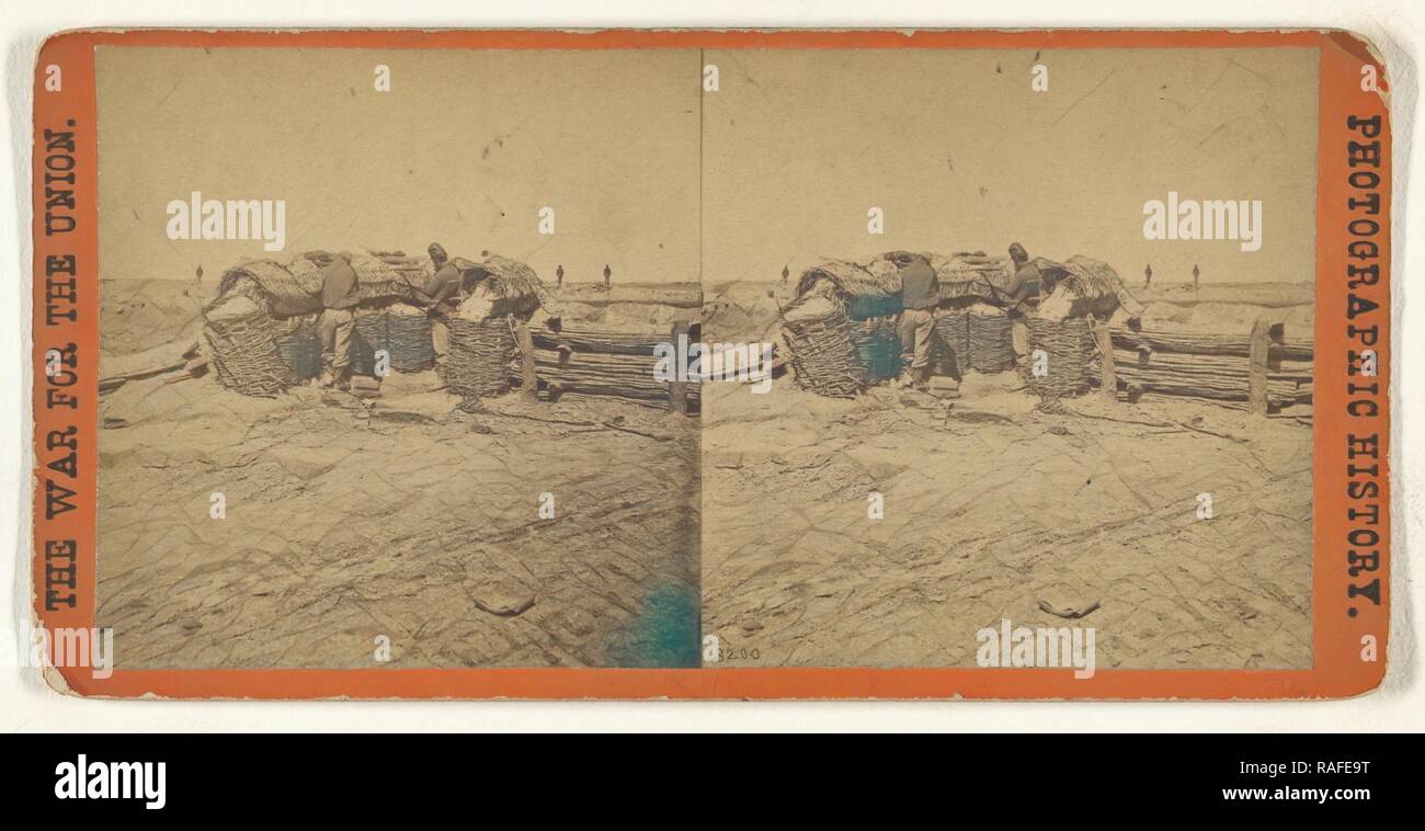 Union Picket line in front of rebel Fort Mahone, called by the soldiers ...