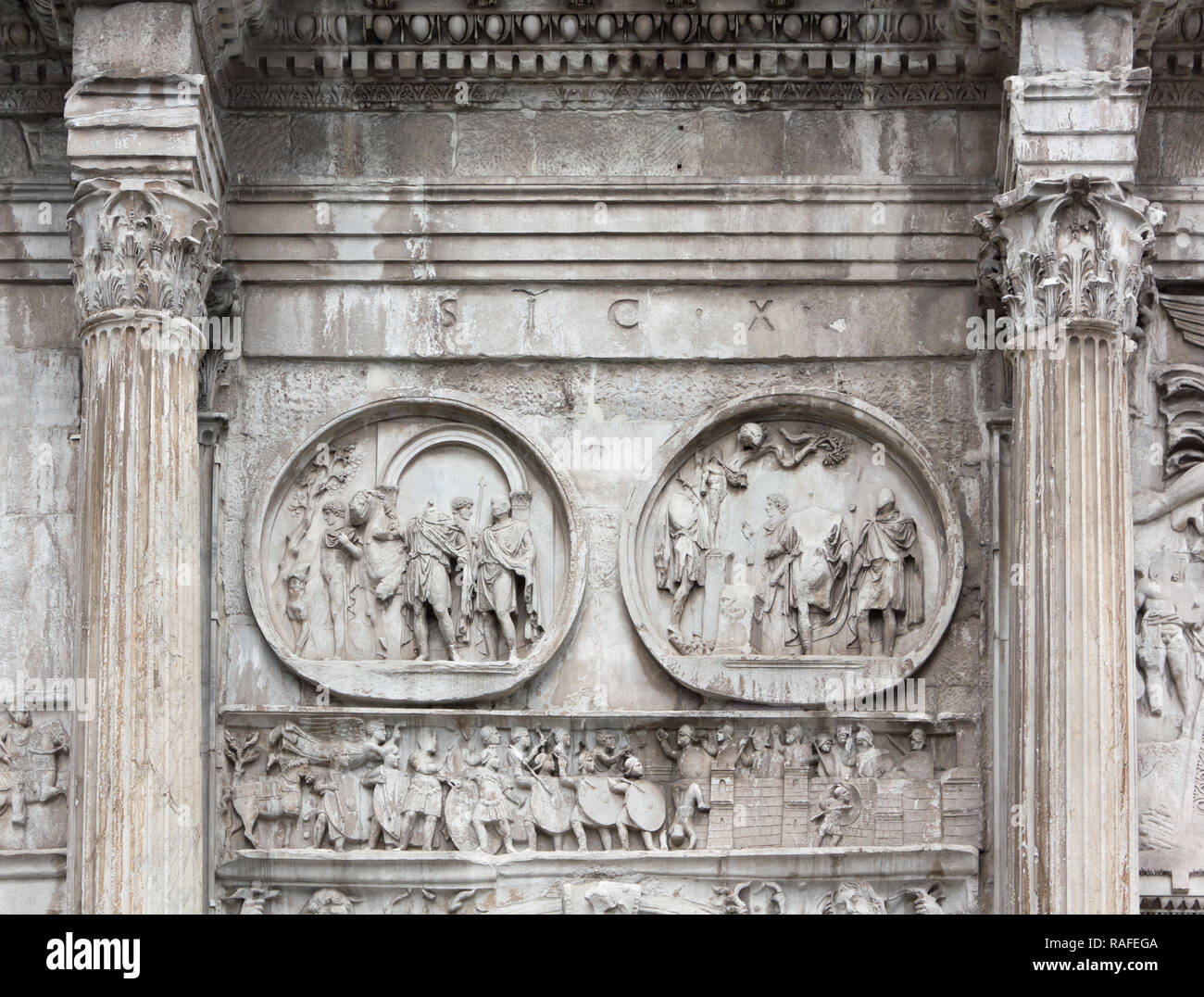 Arch of constantine close up hi-res stock photography and images - Alamy