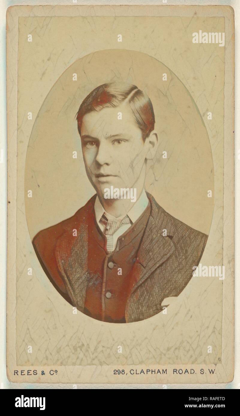 young man, in oval style, David Rees & Company, about 1865, Albumen ...