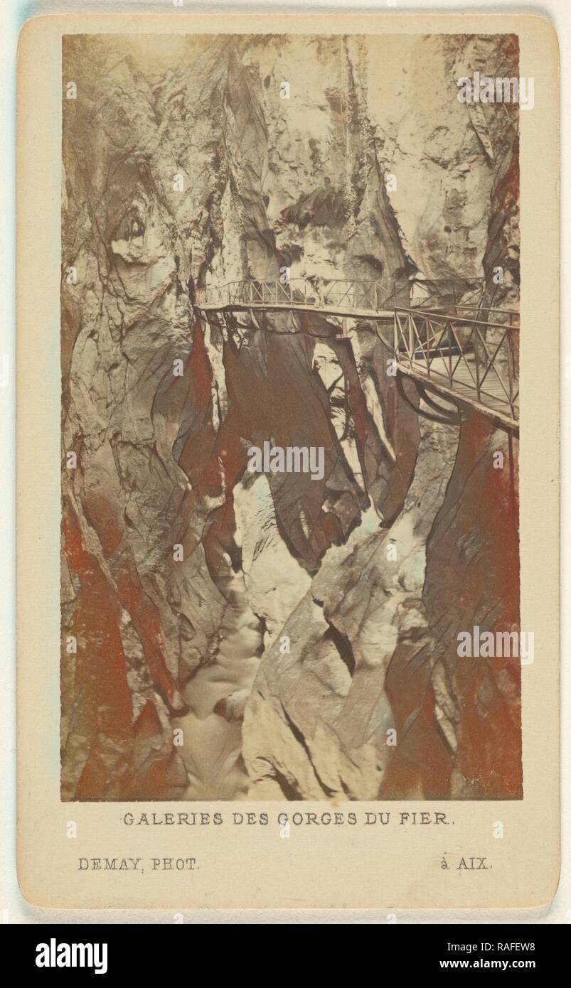 Galeries des Gorges du Fier, L. Demay (French, active 1860s - 1870s ...