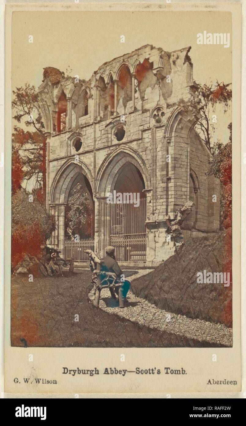 Dryburgh Abbey - Scott's Tomb, George Washington Wilson (Scottish, 1823 ...