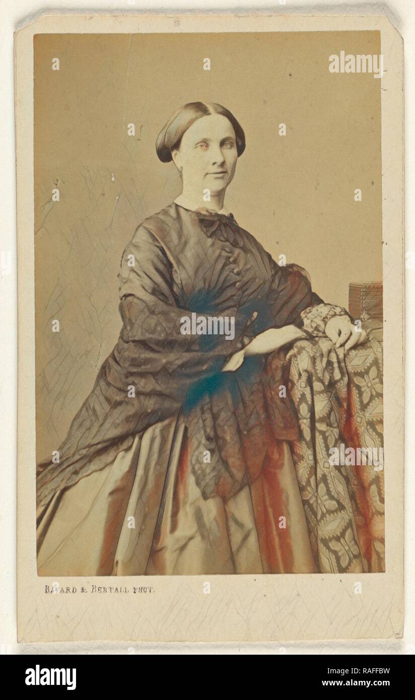 Mme. Luzie, Bayard & Bertall, 1862, Albumen silver print. Reimagined by ...