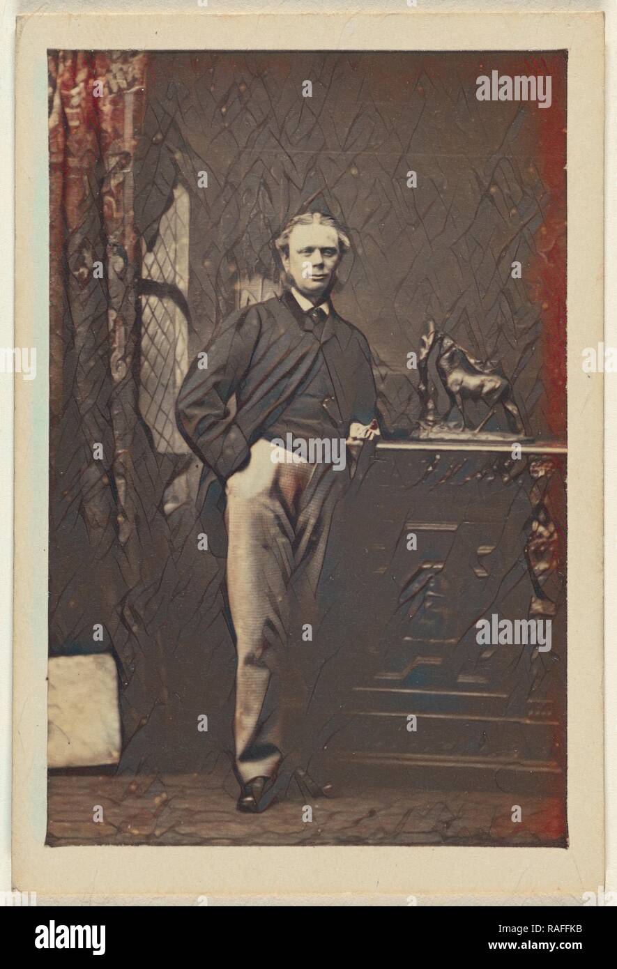 man, standing, Camille Silvy (French, 1834 - 1910), about 1866, Albumen ...