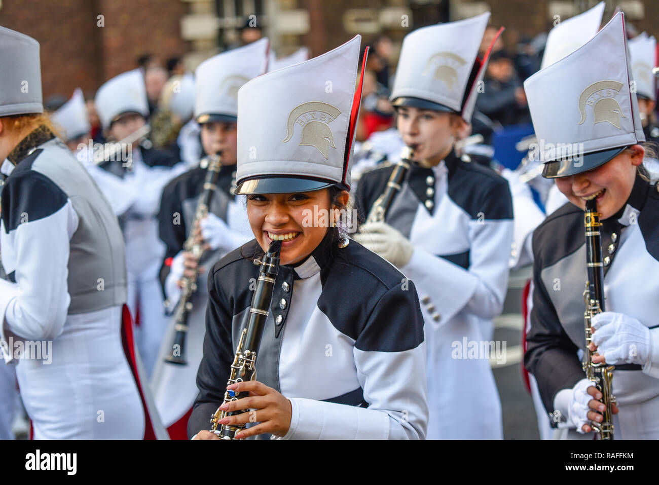 The Pride of Bixby High School Marching Band from Oklahoma, USA, at ...