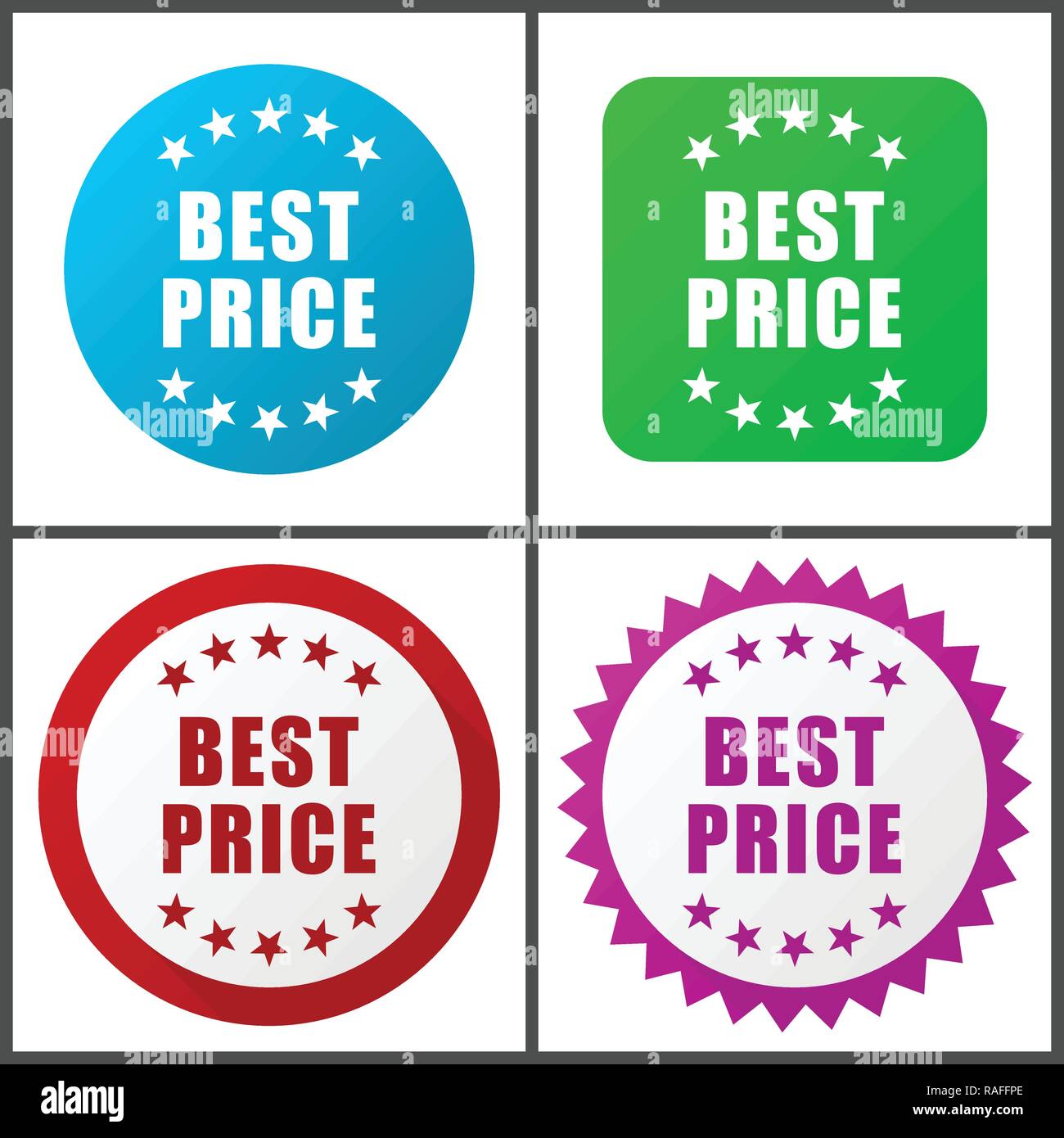 First four logo Stock Vector Images - Alamy