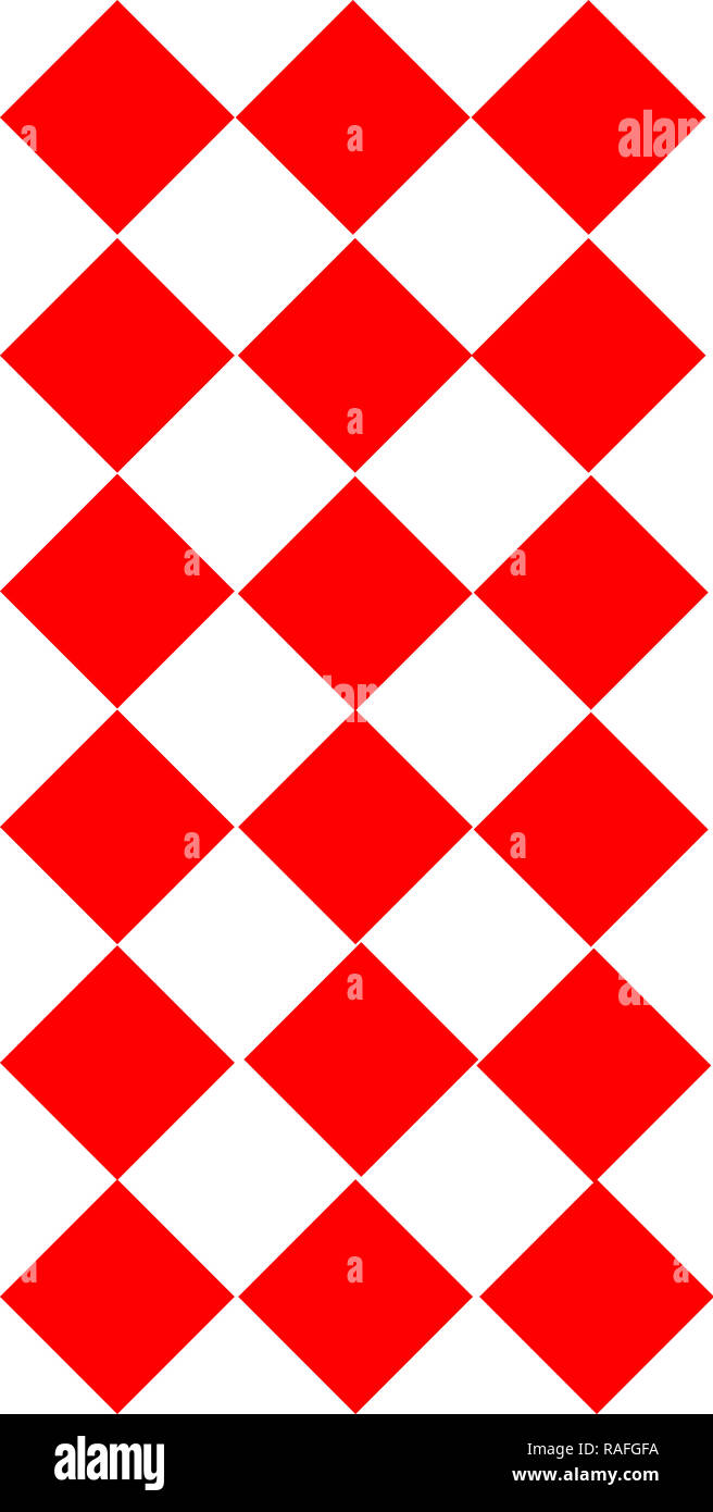 Vertical illustration with colorful colored rhombuses in red and white ...