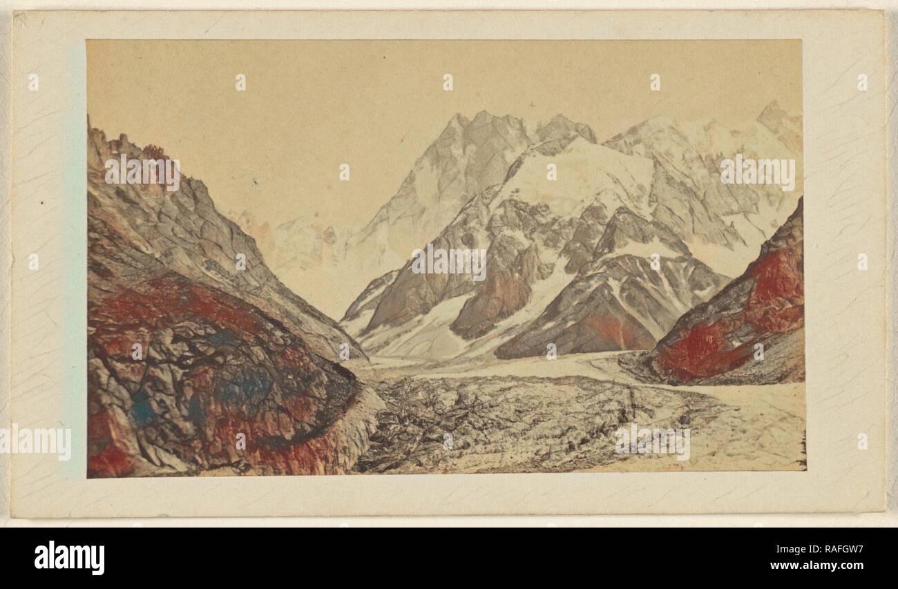mountain view, 1865 - 1875, Albumen silver print. Reimagined by Gibon ...