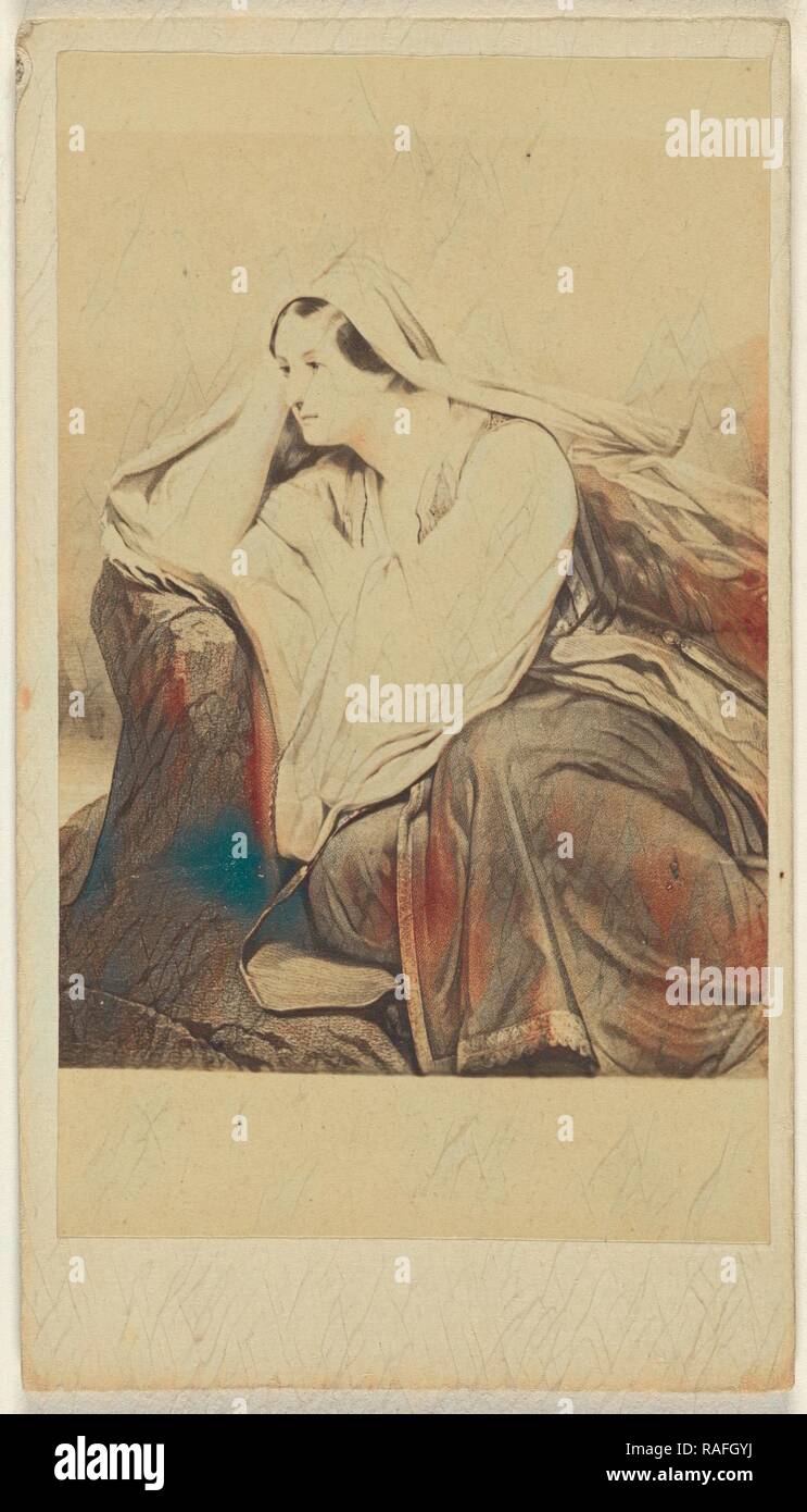 Medora. Ary Scheffer. Leprix. copy of a painting, Charles Taber & Co ...