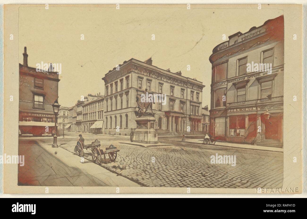 Queen's Statue & Club House, Glasgow, H. Macfarlane (Scottish, active ...